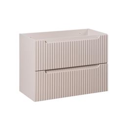 WASCHTISCHUNTERSCHRANK 80cm Riva Kaschmir
