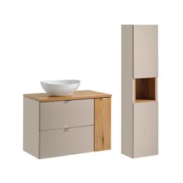 BADM&Ouml;BEL 80.4cm Manoa 2er-Set Kaschmir
