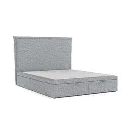 POLSTERBETT Eliot mit Stauraum 200/200 cm Grau im Alta Stoff