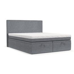 BOXBETT Zalla 180/200 cm Grau im Neve Stoff