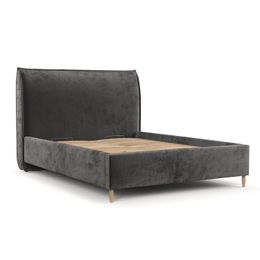 POLSTERBETT Mira 160/200 cm Anthrazit im Lotta Stoff