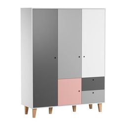 SCHRANK 3 T&uuml;ren Rosa