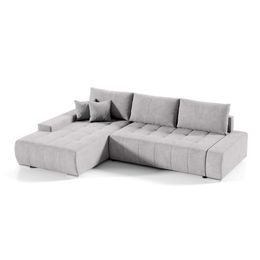 ECKSOFA Jonas 4 Sitzpl&auml;tze Grau