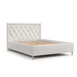 POLSTERBETT Lido 180/200 cm Creme im Neve Stoff