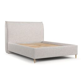 POLSTERBETT Mira 120/200 cm Hellbeige im Neve Stoff