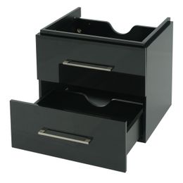 MCW WASCHBECKENUNTERSCHRANK PREMIUM Schwarz