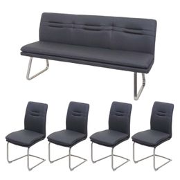 MCW ESSZIMMER-SET Anthrazit 5er-Set