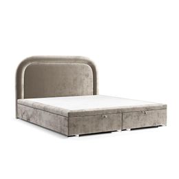 POLSTERBETT Harmony mit Stauraum 180/200 cm Beige im Lotta Stoff