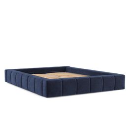 POLSTERBETT Kea mit Stauraum 180/200 cm Marineblau im Terra NW Stoff