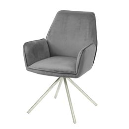 MCW ESSZIMMERSTUHL Anthrazit, Silber