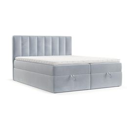 BOXBETT Lusso 200/200 cm Hellgrau im Paros Stoff