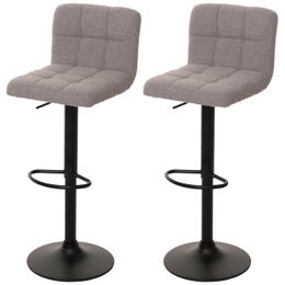 MCW BARHOCKER Hellgrau 2er-Set