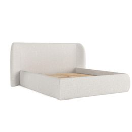 POLSTERBETT Bellano mit Stauraum 160/200 cm Hellbeige im Riva Stoff