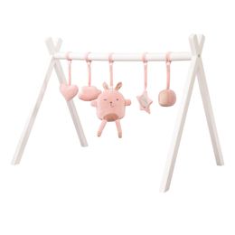 SPIELTRAPEZ inkl. Anh&auml;ngerset Roba Style rosa