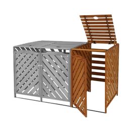 MCW M&Uuml;LLTONNENBOX ERWEITERUNG Braun