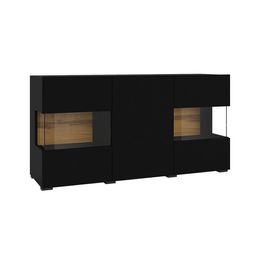 SIDEBOARD Glora Schwarz und Holz