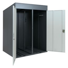 MCW FAHRRADGARAGE H66B rechteckig Anthrazit