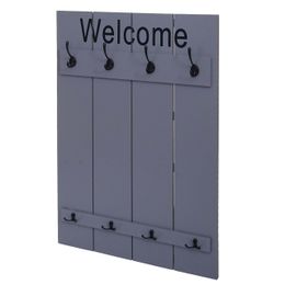 MCW WANDGARDEROBE WELCOME SHABBY Grau, Blau