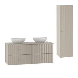 BADM&Ouml;BEL 120.6cm Izae 2er-Set Kaschmir