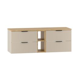WASCHTISCHUNTERSCHRANK 140.6cm Astrid Kaschmir und Holz