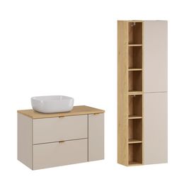 BADM&Ouml;BEL 80.6cm Azel 2er-Set Kaschmir