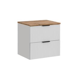 WASCHTISCHUNTERSCHRANK 60.6cm Adriel Wei&szlig;