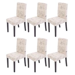 MCW ESSZIMMERSTUHL Beige, Schwarz 6er-Set