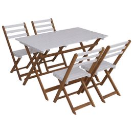 MCW SITZGRUPPE Braun, Wei&szlig;