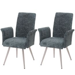 MCW ESSZIMMERSTUHL Blau, Gr&uuml;n 2er-Set