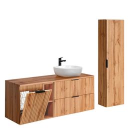 BADM&Ouml;BEL 140.8cm Adriel 2er-Set Holz
