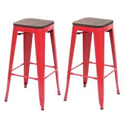 MCW BARHOCKER Rot 2er-Set