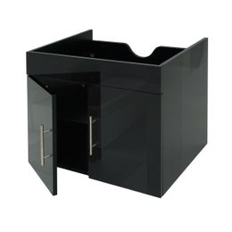 MCW WASCHBECKENUNTERSCHRANK Schwarz