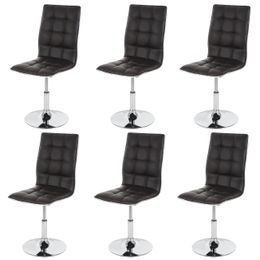 MCW ESSZIMMERSTUHL Braun 6er-Set