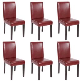 MCW ESSZIMMERSTUHL Bordeaux 6er-Set