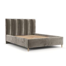 POLSTERBETT Loom 120/200 cm Beige im Lotta Stoff