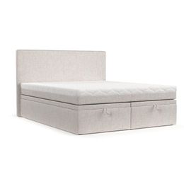 BOXBETT Zalla 200/200 cm Hellbeige im Neve Stoff