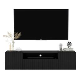 TV-SCHRANK Elpis2 Schwarz Matt Glamour 150 cm