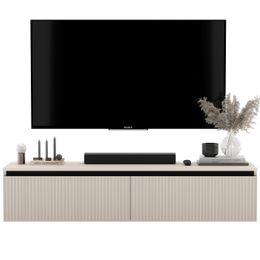 TV-SCHRANK Selene Kaschmir matt Glamour 140 cm