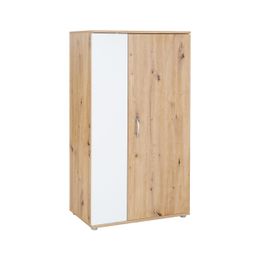 Arthur Berndt MEHRZWECKSCHRANK 70/121/35 cm Wei&szlig; Artisan Oak