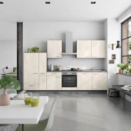Nobilia K&uuml;chenblock Riva Low m. Ger&auml;ten Wei&szlig;