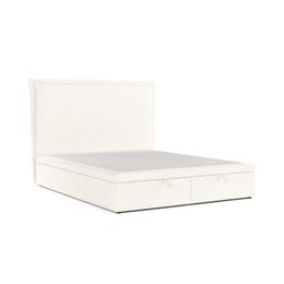 POLSTERBETT Eliot mit Stauraum 180/200 cm Creme im Alta Stoff