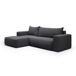ECKSOFA Bliss 3 Sitzpl&auml;tze Dunkelgrau