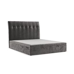 POLSTERBETT Kelsea mit Stauraum 120/200 cm Stahl im Lotta Stoff