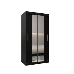 SCHIEBET&Uuml;RENSCHRANK mit Spiegel TOKYO 1 200/100/62 2-t&uuml;rig