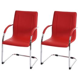 MCW ESSZIMMERSTUHL Rot 2er-Set