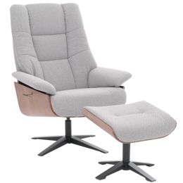 MCW RELAXSESSL + HOCKER Grau
