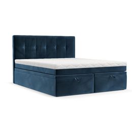 BOXBETT Arivo 140/200 cm Dunkelblau im Kronos Stoff