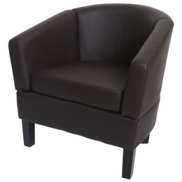 MCW LOUNGE-SESSEL Braun