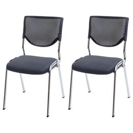 MCW BESUCHERSTUHL Grau 2er-Set