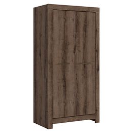 SCHRANK 2 T&uuml;ren Adam Dunkles Holz